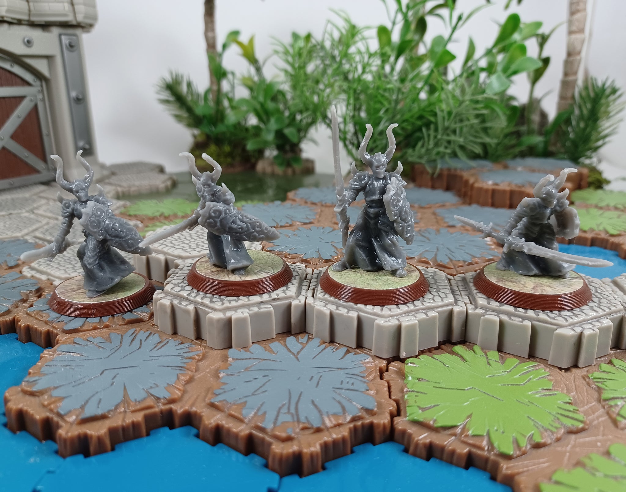 Ebon Armor (standard base - squad of 4) – Trexy3D